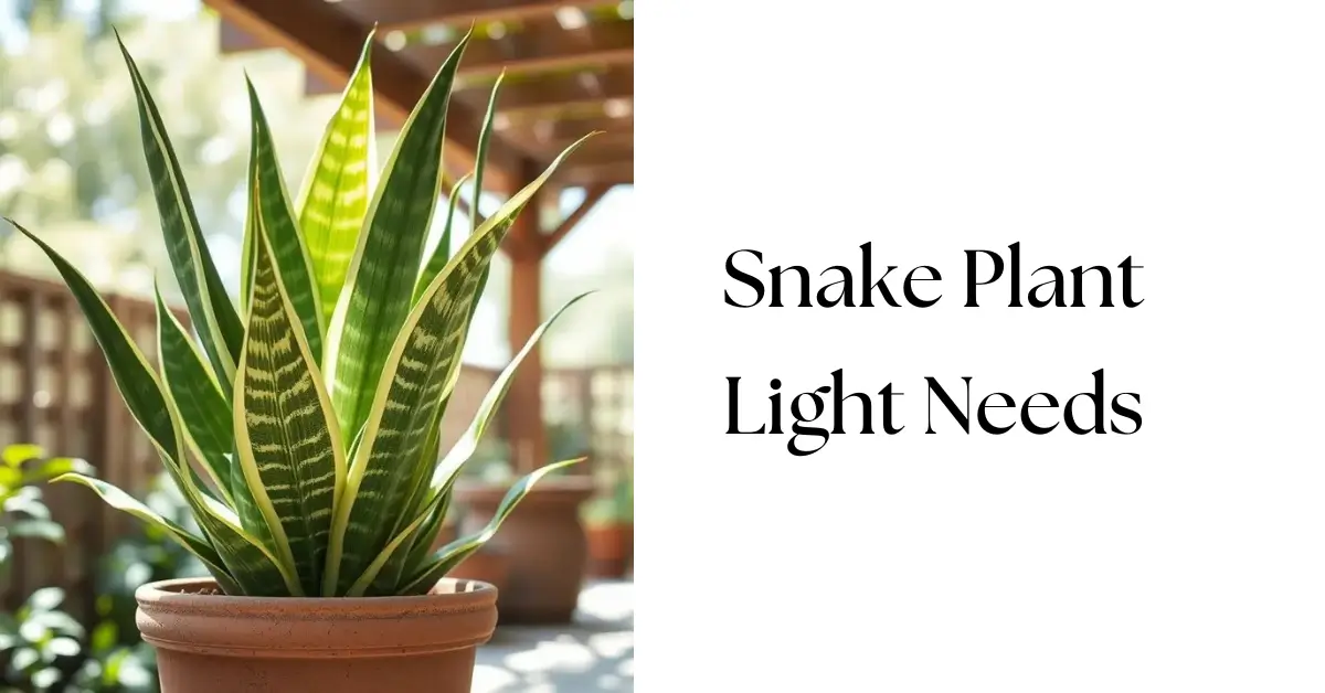 Snake Plant Light Requirements: A Guide You'll Love!
